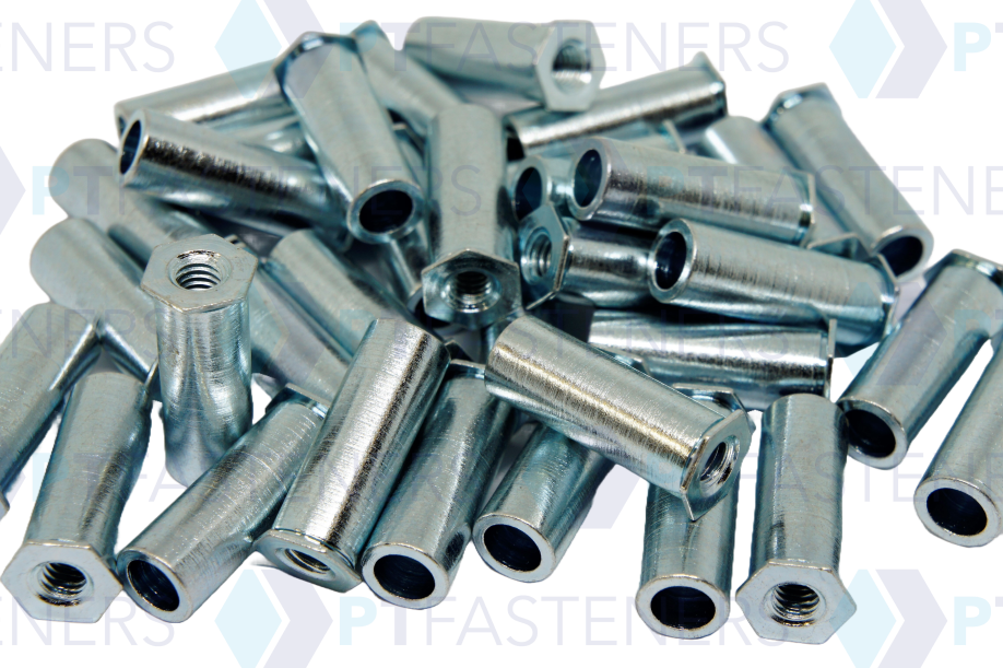 Through-Hole Threaded Stand Off M4-18 (100 pcs) | PT Fasteners